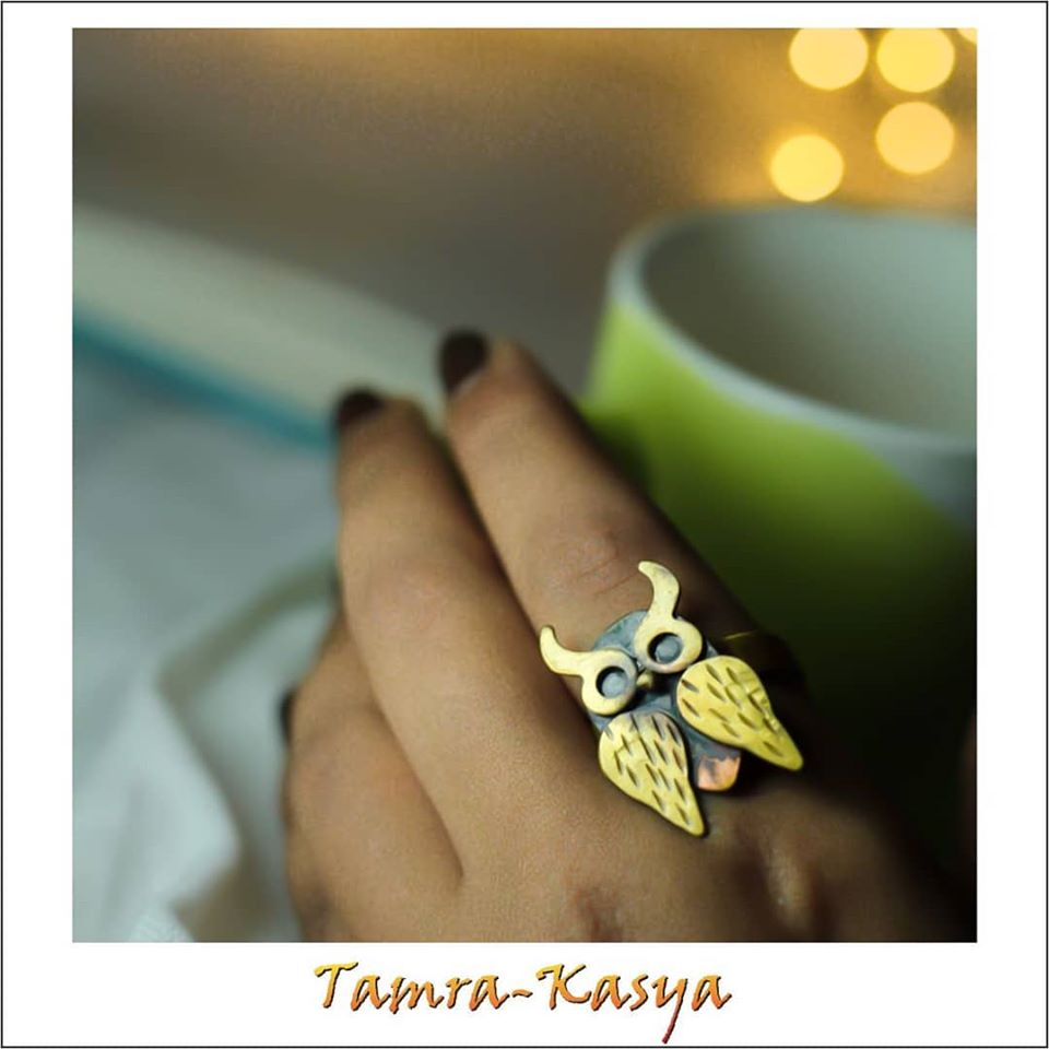 Unisex Owl Finger Ring By Tamra-Kasya